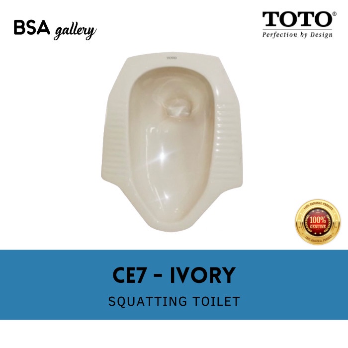 Toto CE7 IVORY Squat TOILET SQUATTING TOILET/TOTO ORI SQUATTING TOILET ...