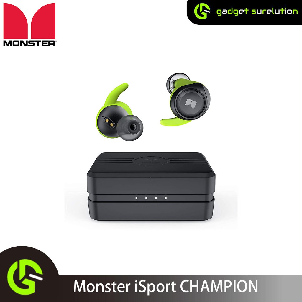 Monster iSport CHAMPION IPX8 Waterproof True Wireless Earbuds (1 YEAR ...