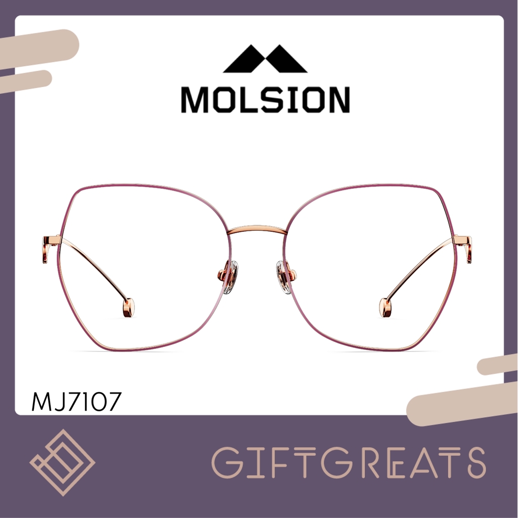!! NO WARRANTY!! Molsion-MJ7107 Eyeglasses Frame Spectacles Optical ...
