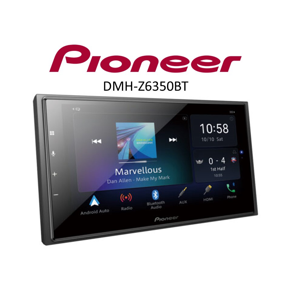 Pioneer DMH-Z6350BT 6.8" Multimedia Player Wireless/Wired Carplay Android Auto | Shopee Singapore