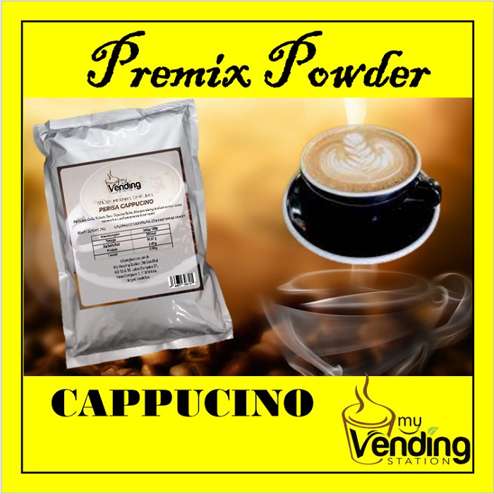 [HALAL] Cappucino Premix Powder I Instant Coffee I made Drink | Shopee ...