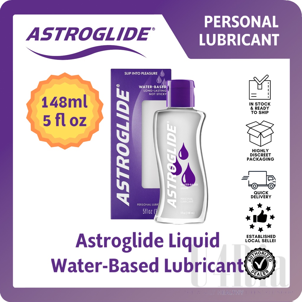 Astroglide Liquid Water Based Lubricant 148 ml 5 fl oz (Exp Date: 2027 ...