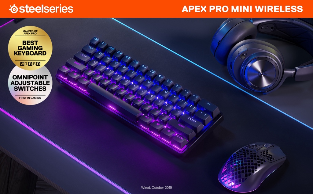 SteelSeries Apex Pro Mini Magnetic Gaming Keyboard | Shopee Singapore