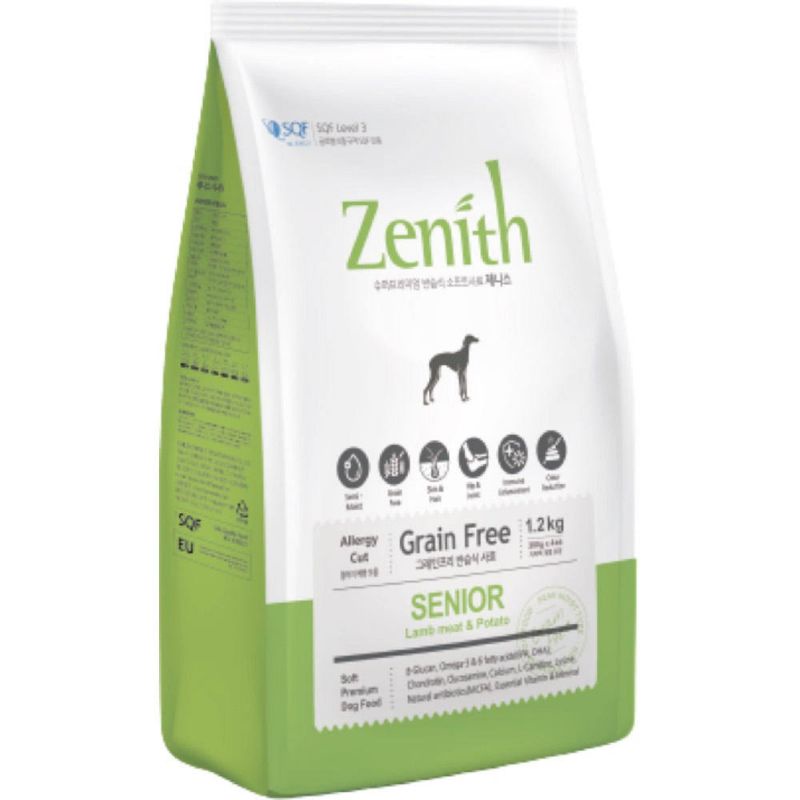 Zenith Soft Kibble Light & Senior Dry Food For Dog 1.2KG | Shopee Singapore