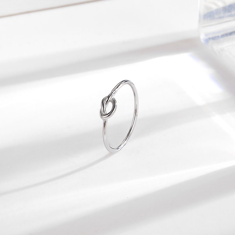 Japanese Korean Simple Tie Titanium Steel Ring Student Girlfriends ...