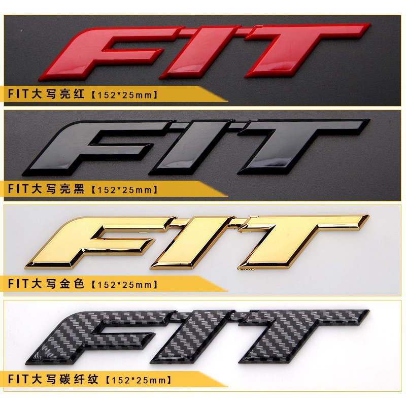 Fit Letter Label Sticker Suitable for HONDA Rear Trunk Car Sticker ...