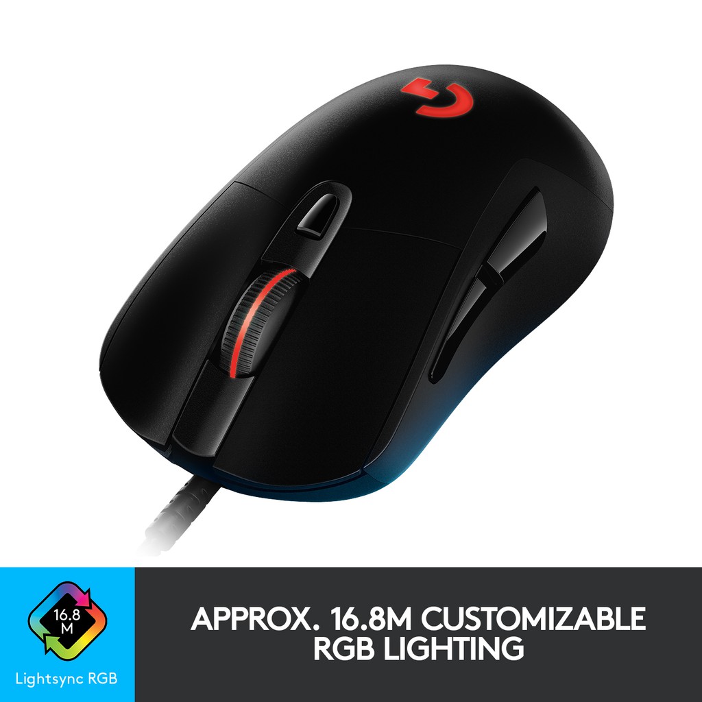 Logitech G403 HERO 25K Gaming Mouse,LIGHTSYNC RGB,Lightweight 87g+10g ...