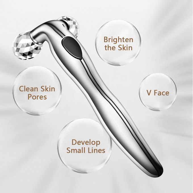 3d Roller Massager Facial Massage Handheld Y Shape Wrinkle Remover Face
