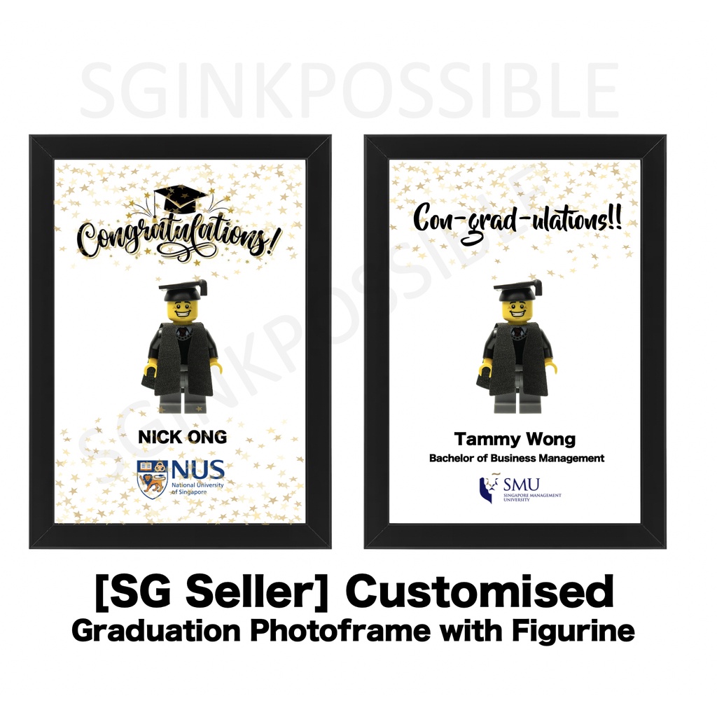 [SG Seller] Customised Graduation Photoframe and Card | Shopee Singapore