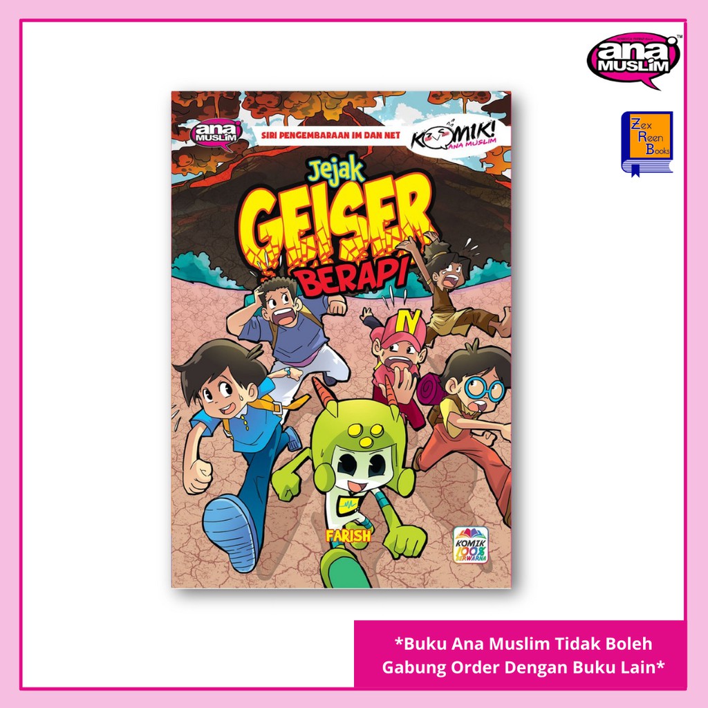 Ana MUSLIM - Comic Traces Of Volcanic GEISER | Shopee Singapore