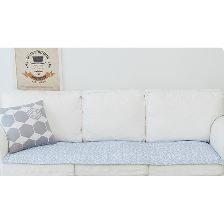 Rayon Cooling Sofa Pad Summer Sofa Pad 3-4 seats Anti-Slip Sofa Pad ...