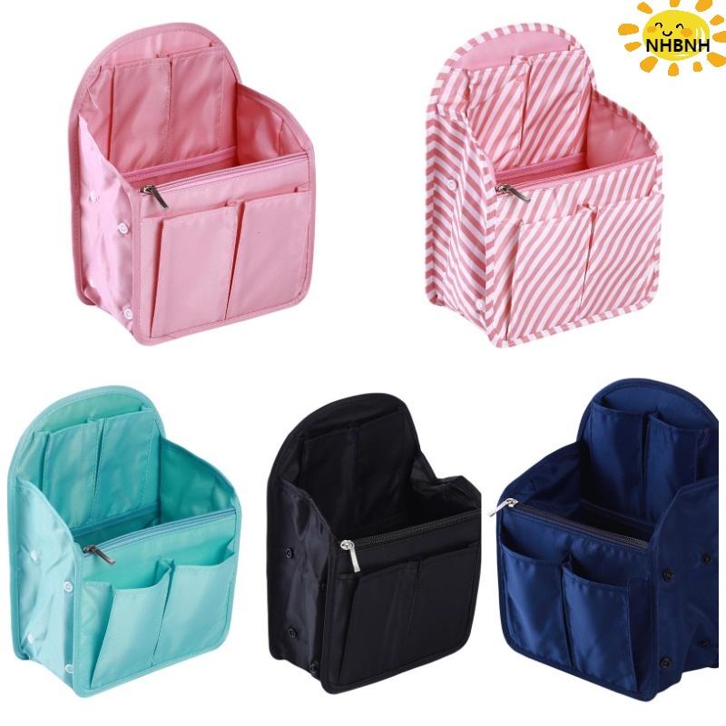 Protable Travel Storage Organizer Compartment Holder Backpack Insert ...
