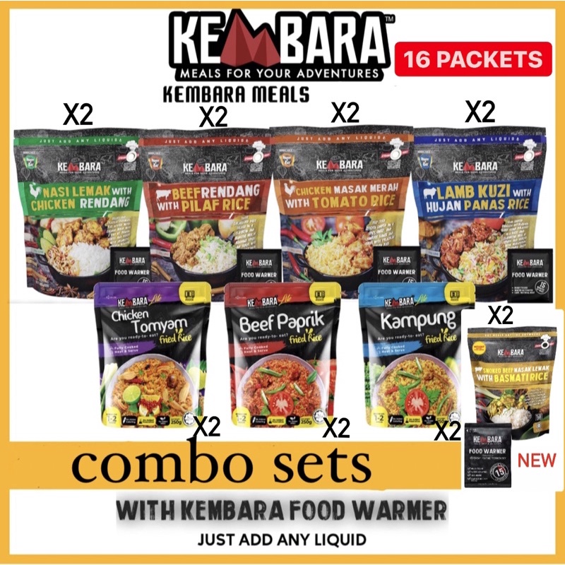 [SG LOCAL SELLER] KEMBARA MEALS COMBO SETS WITH FOOD WARMER EXCEPT ALL ...