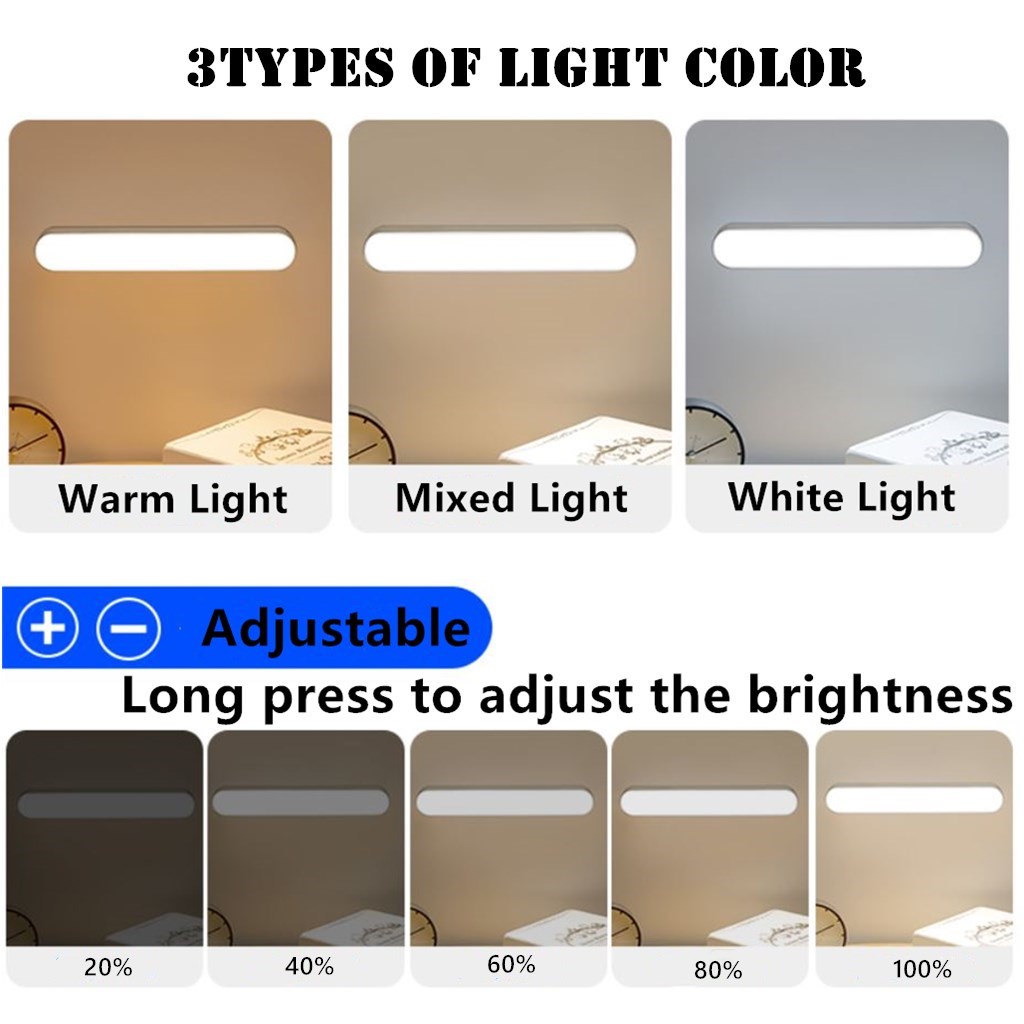 4000Mah 26/42/48/55cm Rechargeable USB LED Table Lamp Rechargeable ...