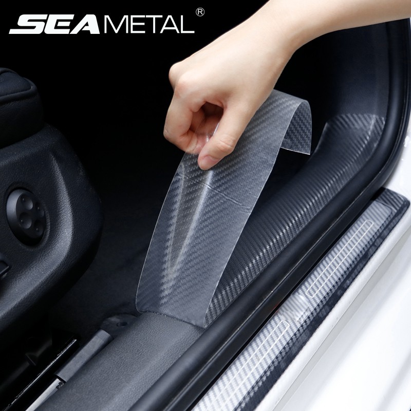 3M/10M Car Door Protector Sticker Carbon Fiber Decal Sticker Anti ...