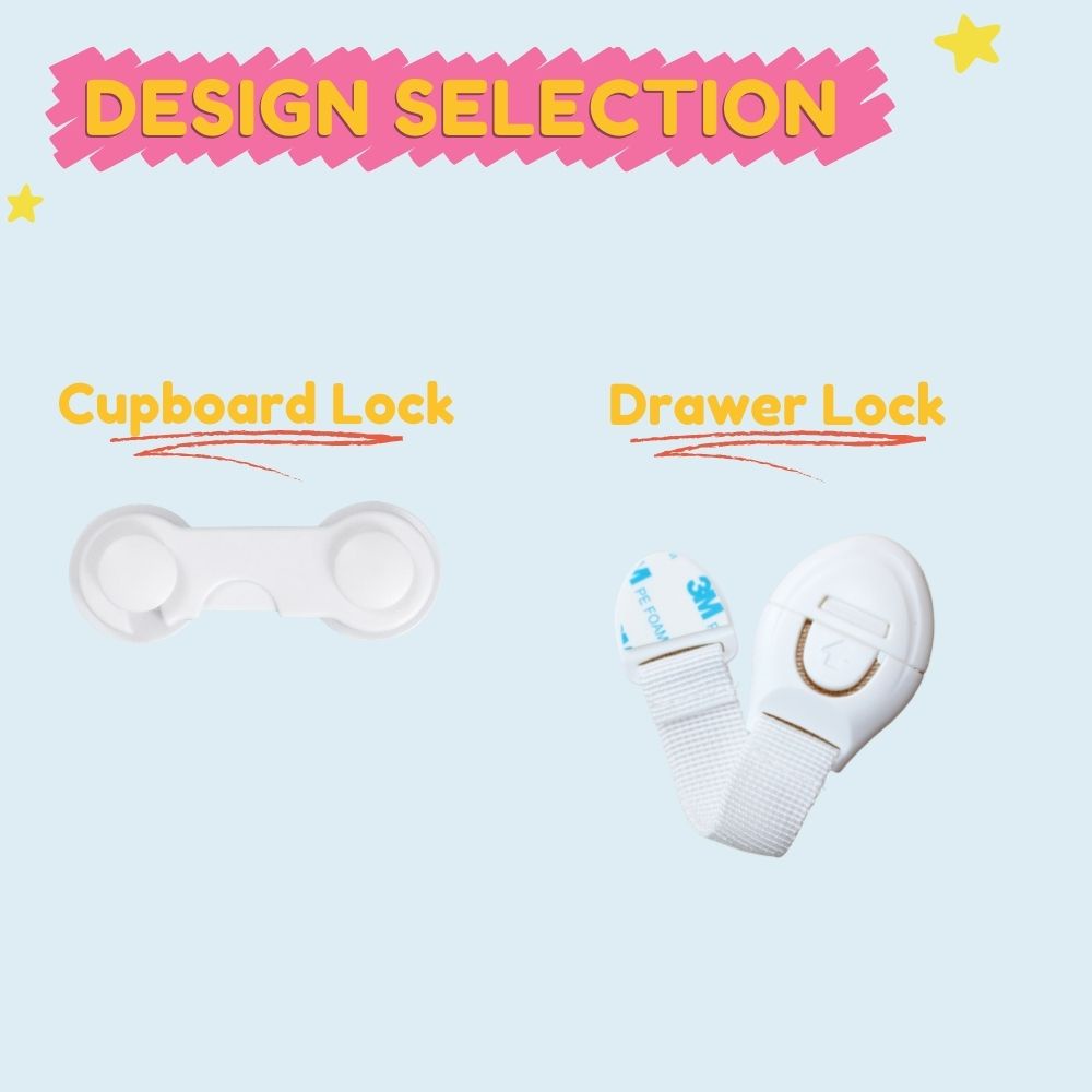 🇸🇬 [BUNDLE 5] Child Baby Safety Lock / Cupboard Lock / Drawer Lock ...
