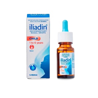 Iliadin Nasal Decongestion Solution 0.025% (Child) 10ml | Shopee Singapore