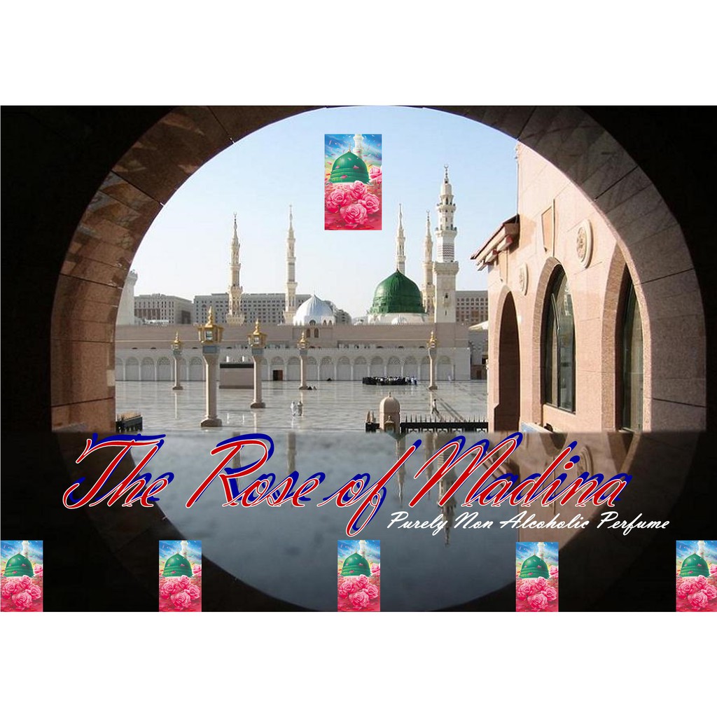 Rose Of Madinah Non Alcoholic perfume oil | Shopee Singapore