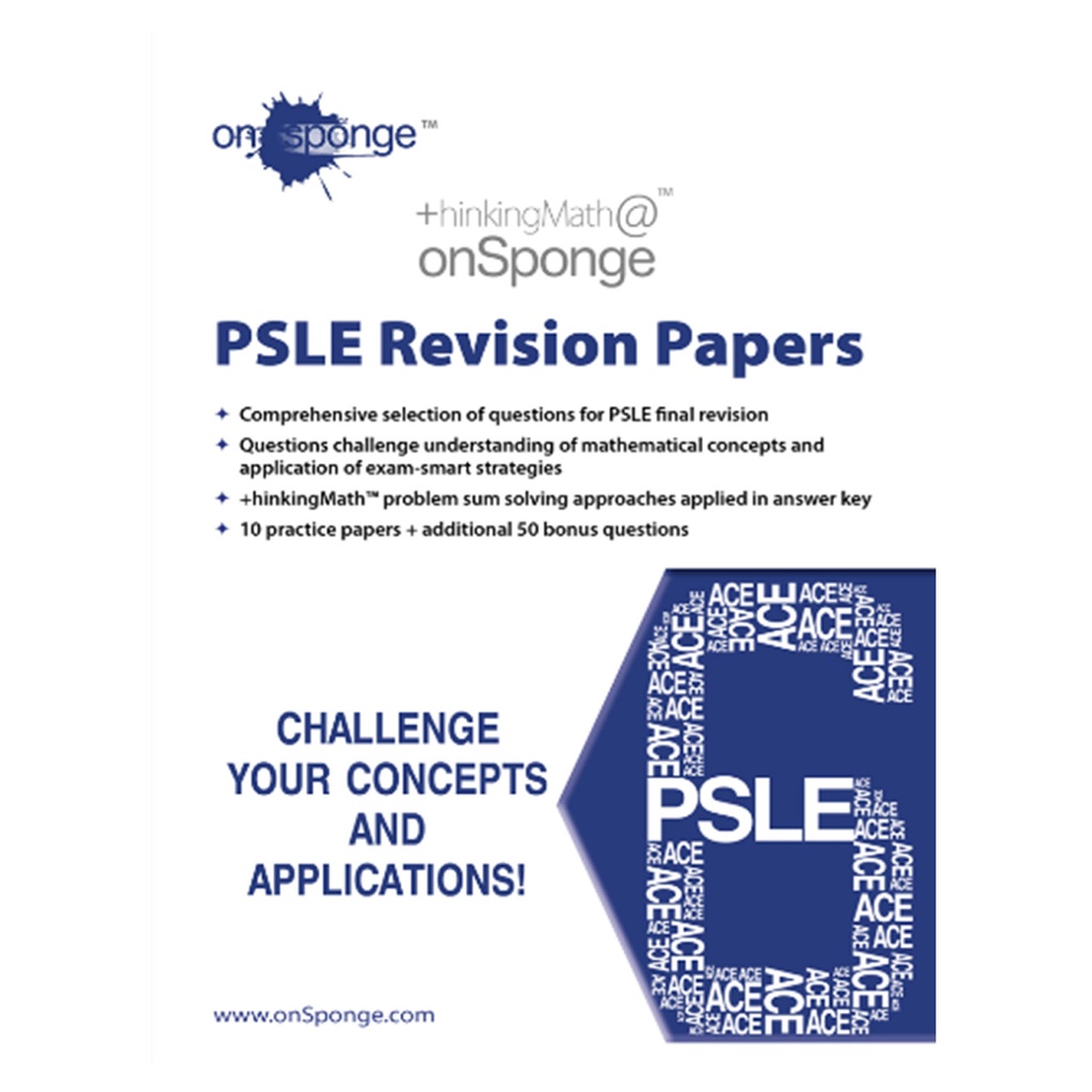 THINKING MATH ONSPONG: PSLE PRACTICE PAPERS (LATEST EDITION) | Shopee ...