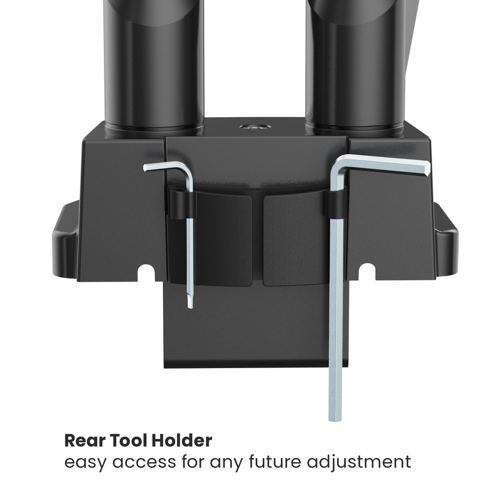 ULTi Vega Heavy Duty Dual Monitor Arm with USB 3.0 Ports, Compatible ...