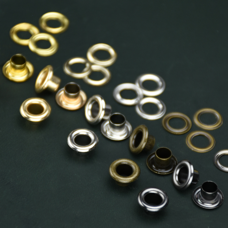 10set Brass Eyelets with Washer Ring for Leathercraft DIY Scrapbooking ...