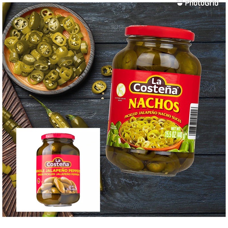 [Mexico] La Costena Jalapeno Nachos Peppers (Whole / Sliced) 440g | Shopee Singapore