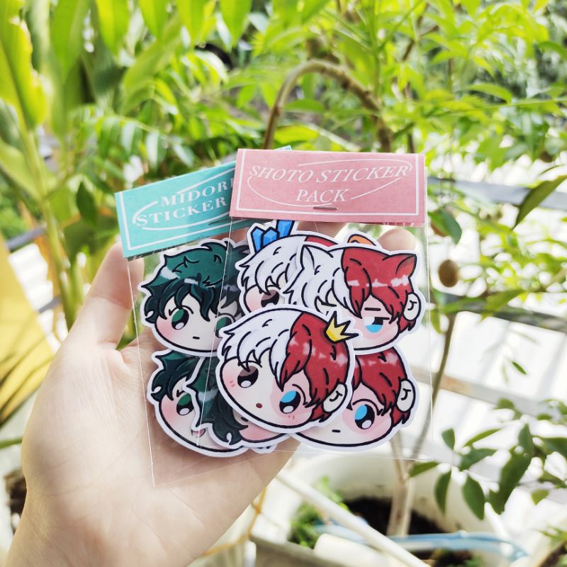 [NEW DESIGN] MY HERO ACADEMIA STICKER PACK | Shopee Singapore