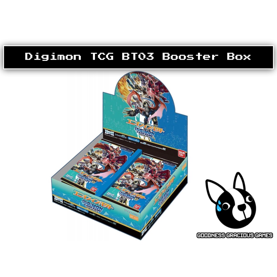 DIGIMON TCG [Japanese] - [BT03] Union Impact BOOSTER BOX | Shopee Singapore