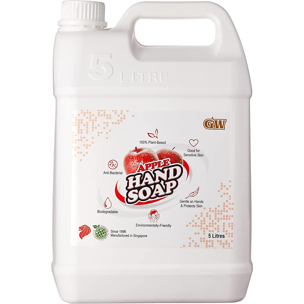 Golden Wing Anti-bacterial Apple Hand Soap, Apple, 5 liters | Shopee ...