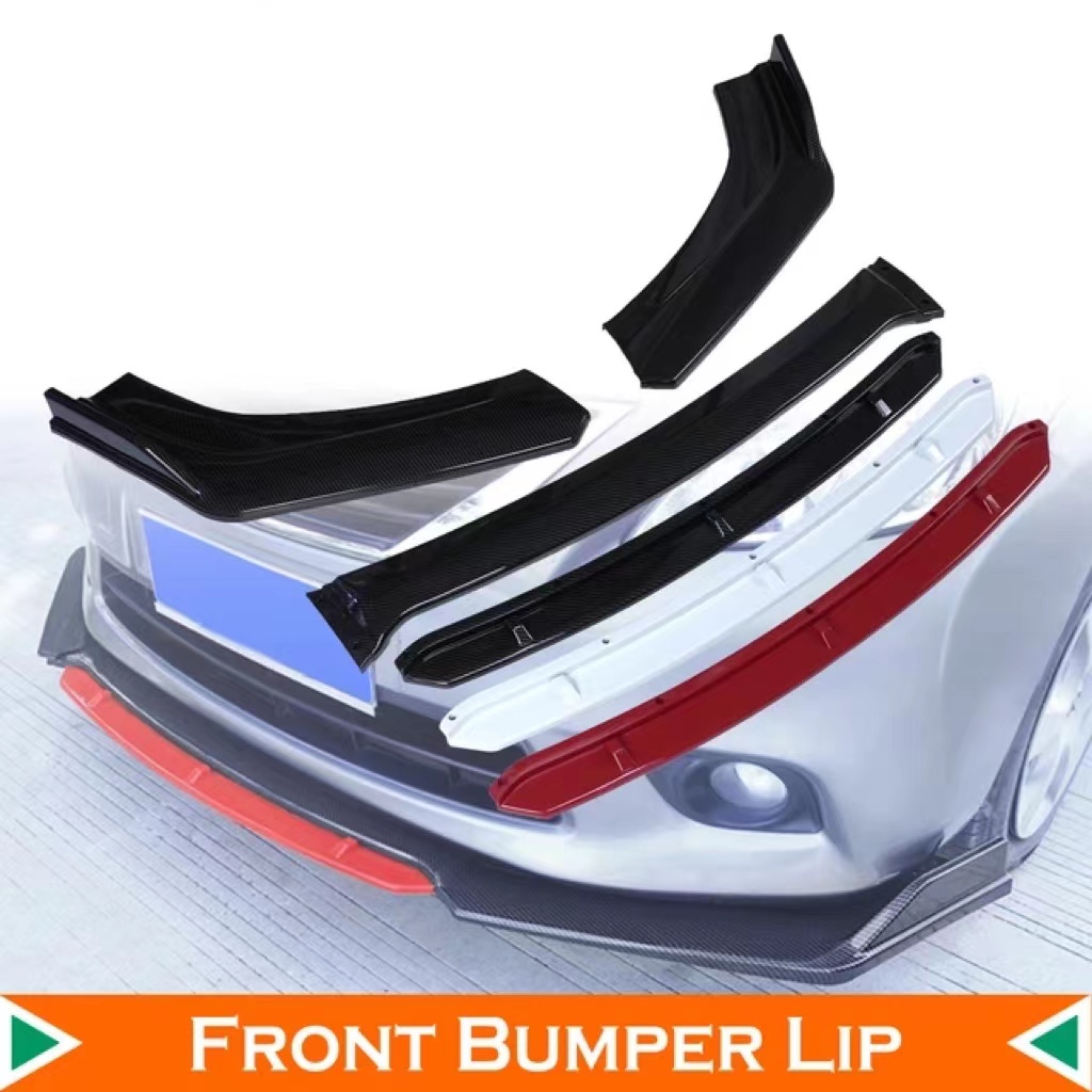 New Design 4Pcs Universal Car Front Bumper Lip Spoiler Splitter Body ...