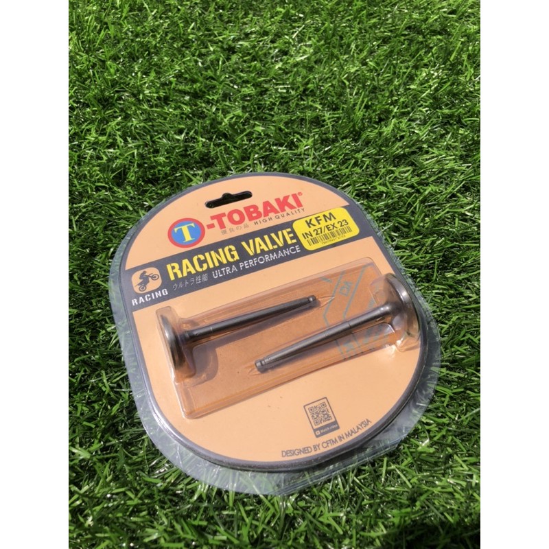 TOBAKI HONDA EX5 DREAM WAVE100 KFM RACING VALVE IN VALVE EX SET 23/27 ...