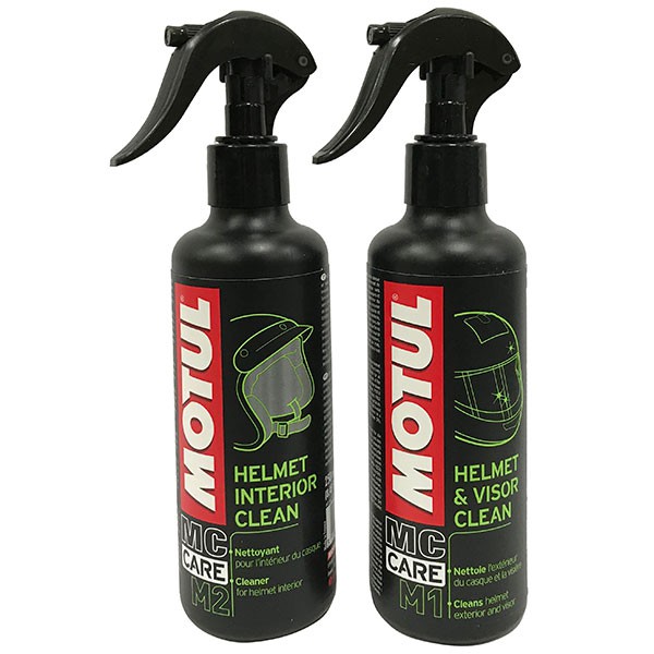 Motul M2 Helmet Interior Clean @ M1 Helmet Exterior Clean & Visor ...