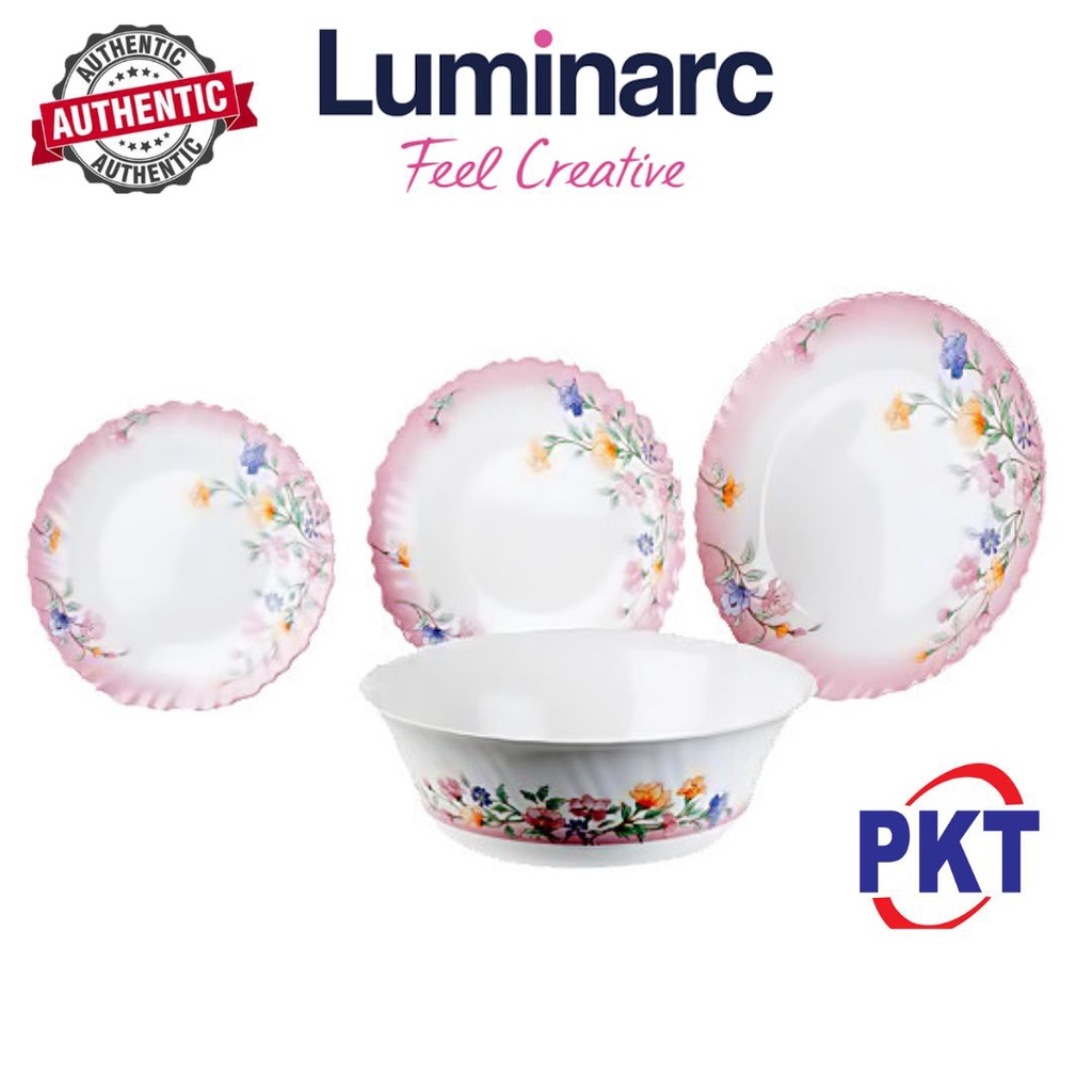 19PC LUMINARC ELISE DINNER SET // SET MAKAN LUMINARC ELISE | Shopee ...