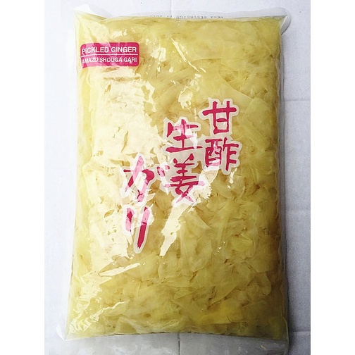 Japanese White Pickled Ginger - 1KG/PKT | Sushi and Sashimi Ginger ...