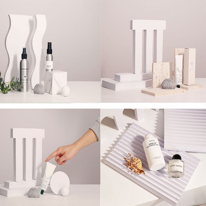 Photo Geometry Cube Props Beauty Cosmetics Display Stand Photography ...