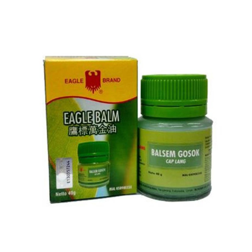 EAGLE BALM BALSEM GOSOK CAP LANG 40G& 20G | Shopee Singapore