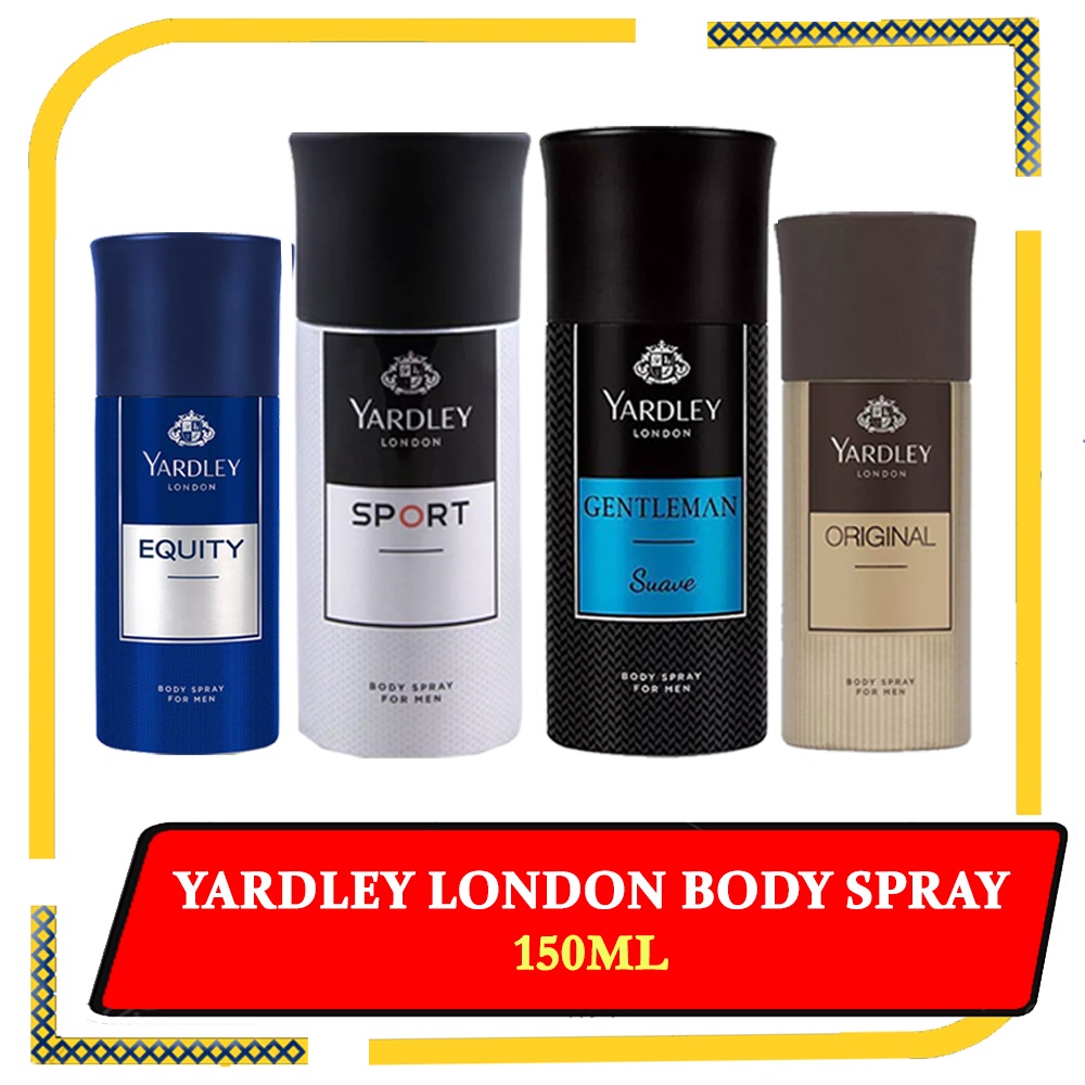 YARDLEY LONDON Body Spray 150ml | Shopee Singapore
