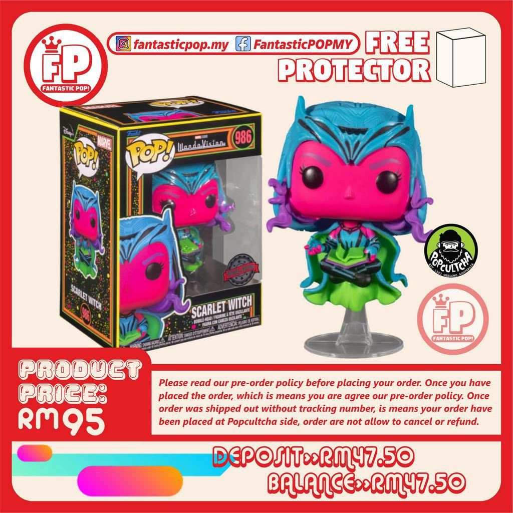 [PO] [POPCULTCHA ORDER] Funko POP ! Blacklight ! Marvel - WandaVision ...