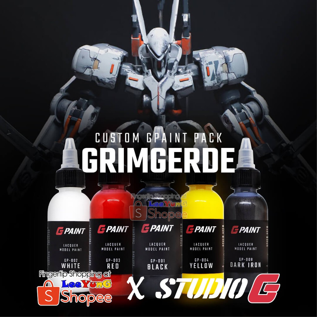 GPAINT V2 Lacquer Paint GUNDAM GRIMGERDE 5 Bottles 65ML Custom Pack ...