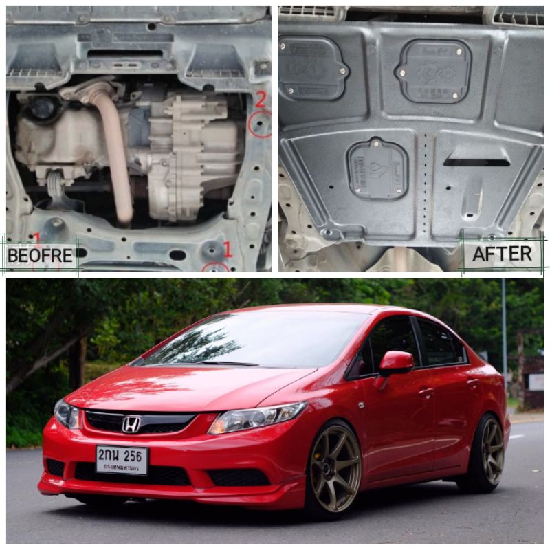 Honda Civic FB Engine Cover/Guard (9th Generation) | Shopee Singapore