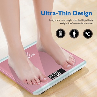 Digital Body Weighing Scale Scale Weight Scale LCD Display Tempered ...