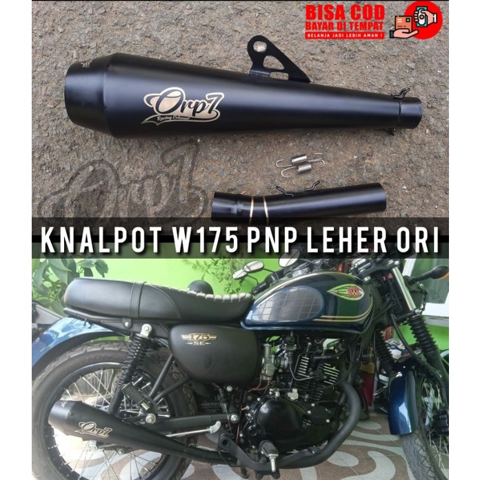 Kawasaki w175 PNP Neck Exhaust Silincer+Slip Ori w175 definitely fit ...