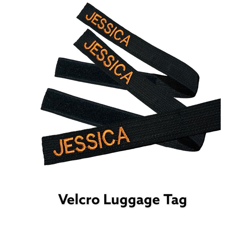 Fawn'G Handmade - CUSTOM NAME Velcro Luggage Tag | Shopee Singapore