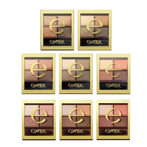 【TOKIWA Pharmaceutical】EXCEL Skinny Rich Shadow Eyeshadow SR 4 Colors ...