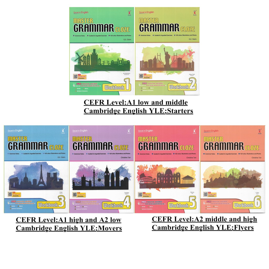 Primary Workbook Cefr A1 A2 Master Grammar Cloze Excel In English ...