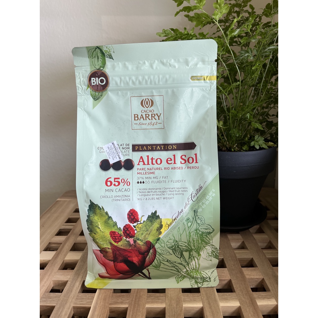 Cacao Barry Alto El Sol 65% Organic Dark Chocolate | Shopee Singapore