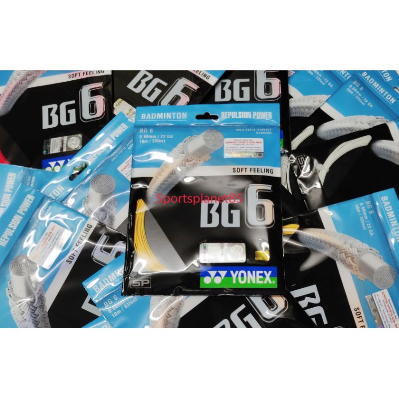 Yonex BG6 Badminton String | Shopee Singapore