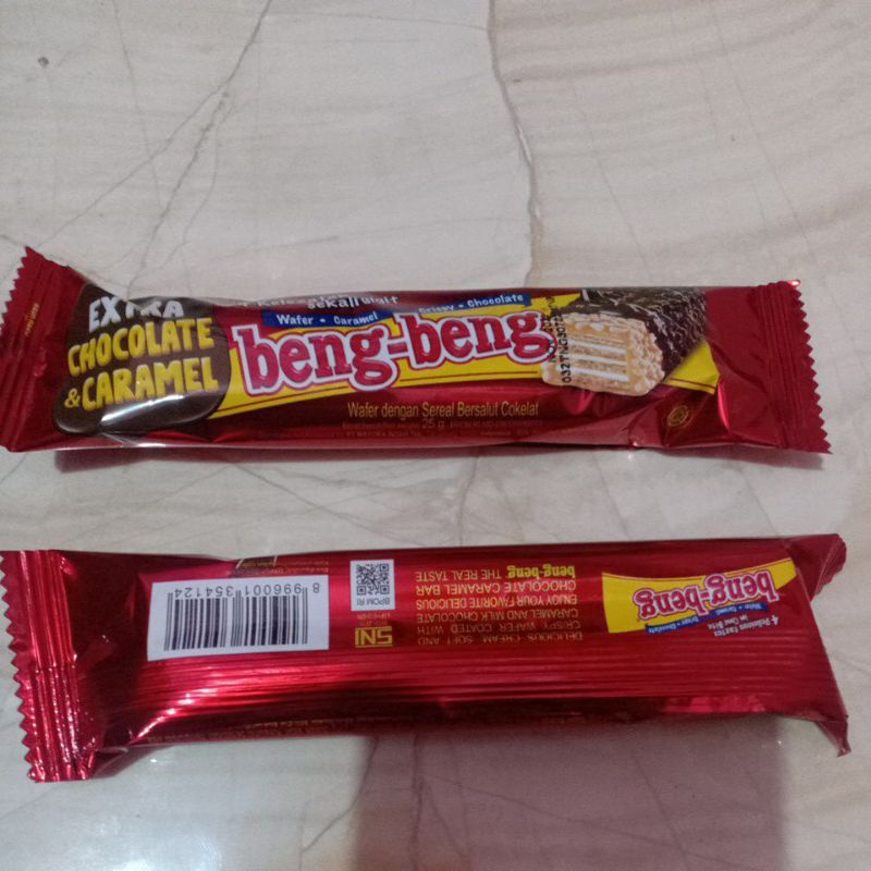 Beng-beng chocolate & caramel wafer (25gr) Large Extra | Shopee Singapore
