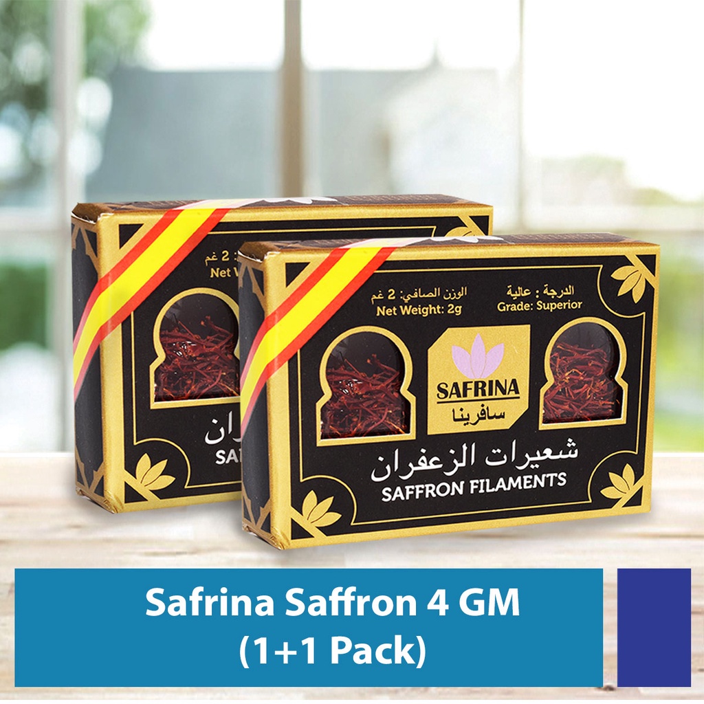 Safrina Saffron 2g + 2g (1+1 Pack) | Shopee Singapore