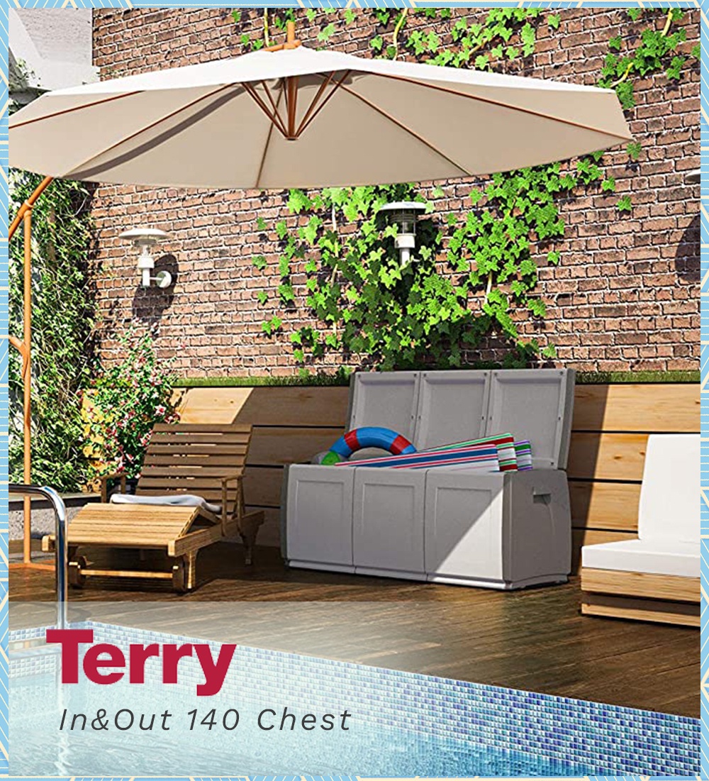 TERRY Outdoor Storage Box In&Out 140 / Water Resistant Container ...